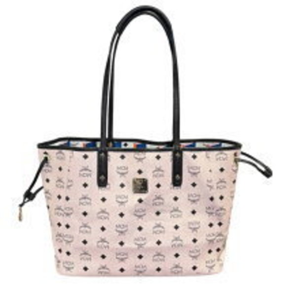 MCM | Bags | Mcm Visetos Tote Bag Pink | Poshmark